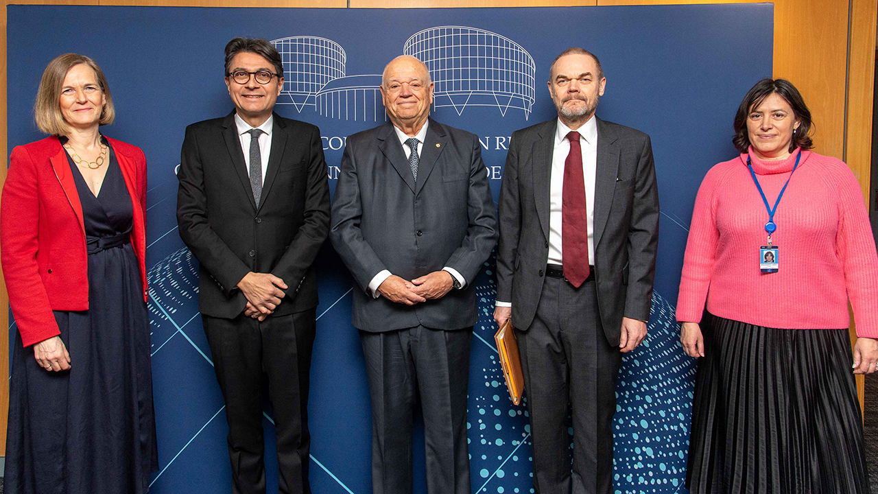 Visit of Judge Ricardo C. Pérez Manrique to the Court - ECHR - ECHR / CEDH